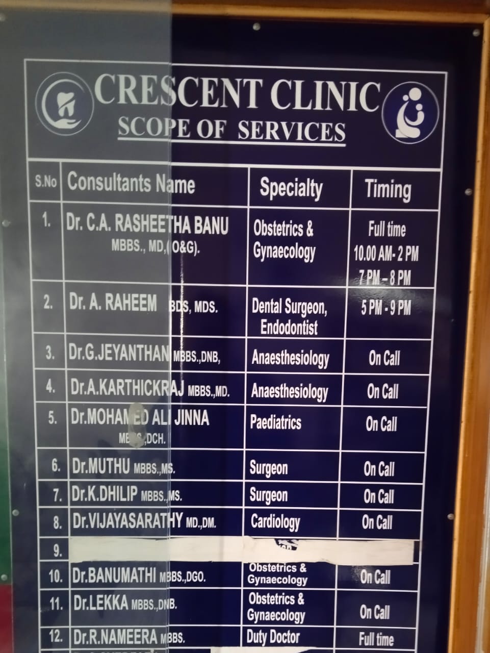 Crescent Clinic – DIGI TECH SOLUTIONS NFC